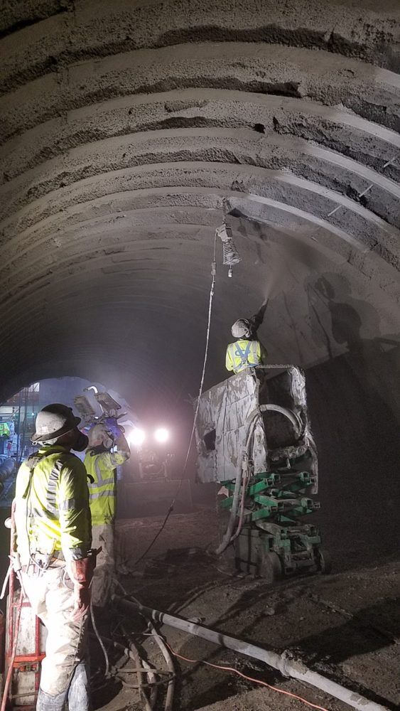 Shotcrete Tunnel Linings | Houston - CCP Shotcrete + Pumping