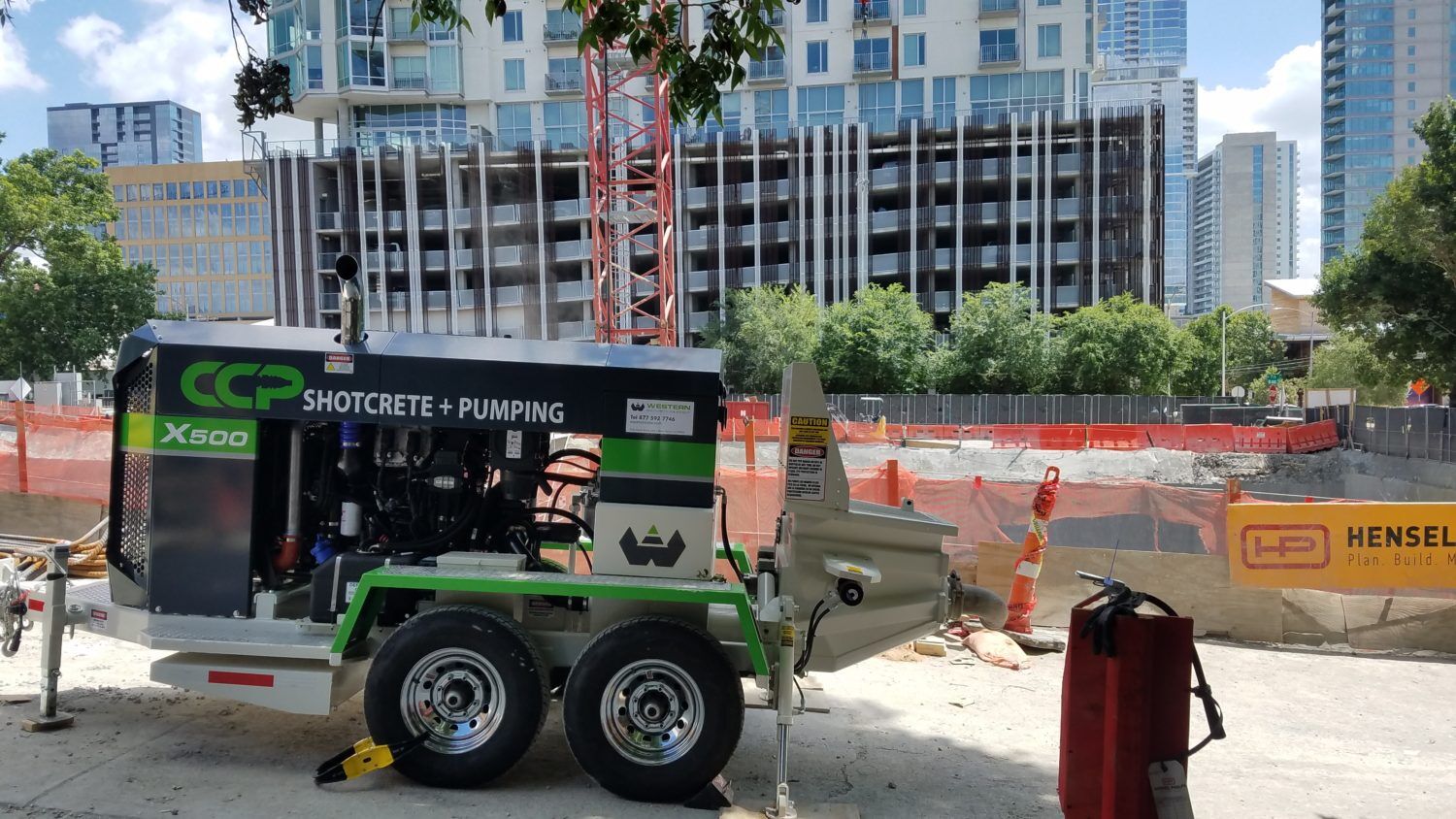 Shotcrete Foundation Walls in Austin Texas | CCP Shotcrete + Pumping