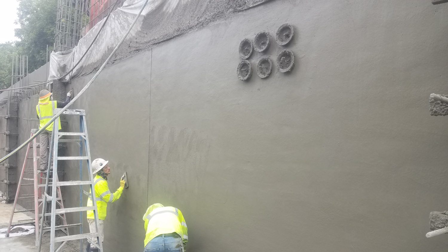 Shotcrete Foundation Walls in Austin Texas | CCP Shotcrete + Pumping